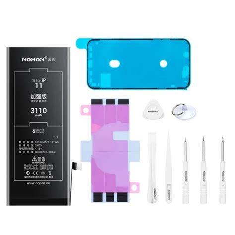 Аккумулятор для iPhone 11 - 3110mAh, Nohon купить на OZON по низкой ...