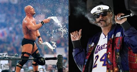 Snoop Doggs Blunt Roller And Steve Austins Beer Chucker Form Worlds