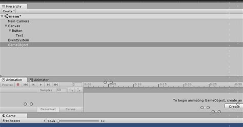 Menu Principal Unity 2d