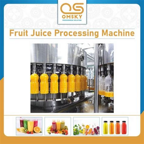 Fruit Juice Processing Machine At Best Price From Omsky Delhi India