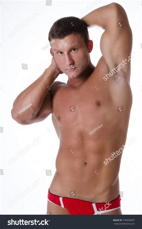 Hot Sexy Guy Shirtless Foto Stok 740499007 Shutterstock