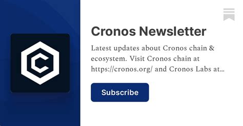 Cronos Newsletter Cronos Labs Substack