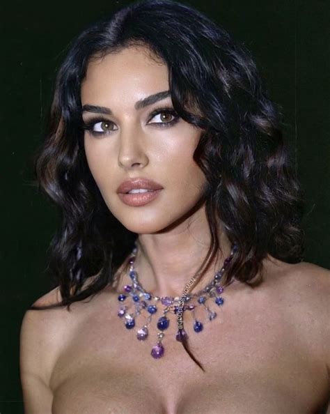 Pin By Pamela On Monica Brunette Beauty Monica Bellucci Most
