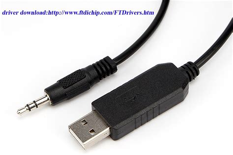 Green Utech 6ft Usb Ft232rl Ttl 232r 5v Aj Usb Programming Cable 3 5mm