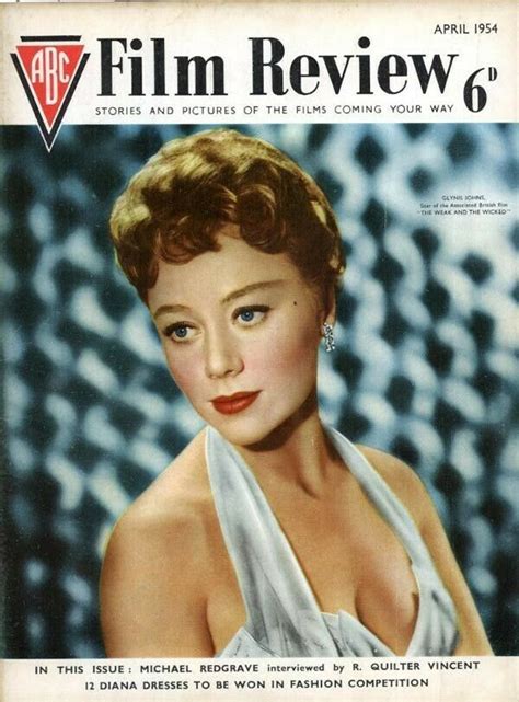 Film Review Magazine Glynis Johns Cover Photo Hobsons Choice Hondo