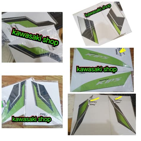 Jual Stiker Fairing Body Set Ninja Rr New Hijau 2015 Original Sesuai Foto Shopee Indonesia