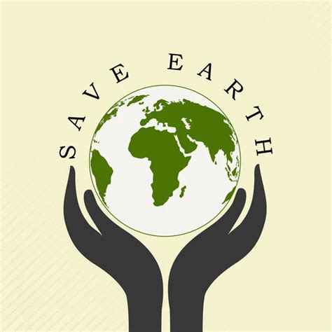 Save World Vector Clipart