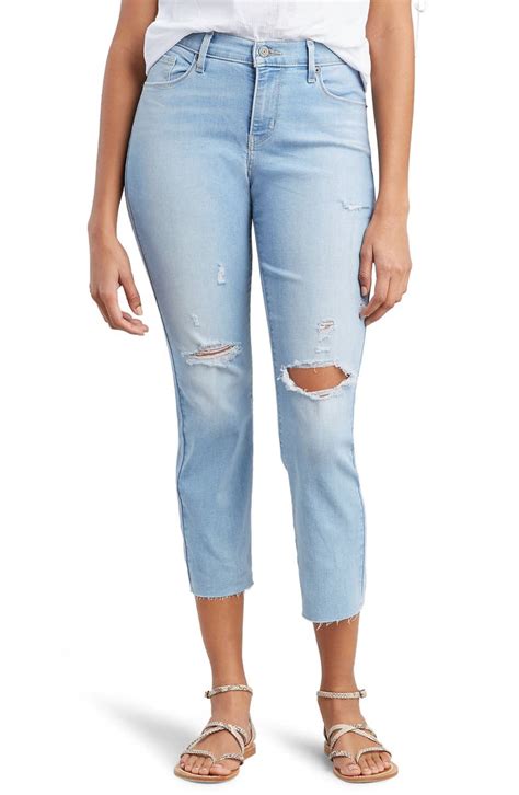 Levis® Curvy Crop Straight Leg Jeans Lightly Buzzed Nordstrom