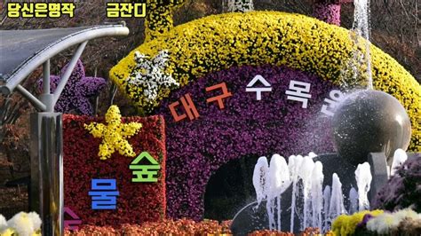 금잔디신곡 ♡당신은명작♡ 대구수목원 Youtube