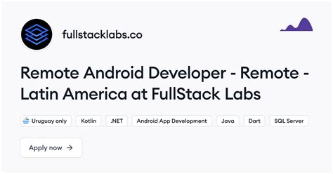 Himalayas On Linkedin Remote Android Developer Remote Latin America Job At Fullstack Labs