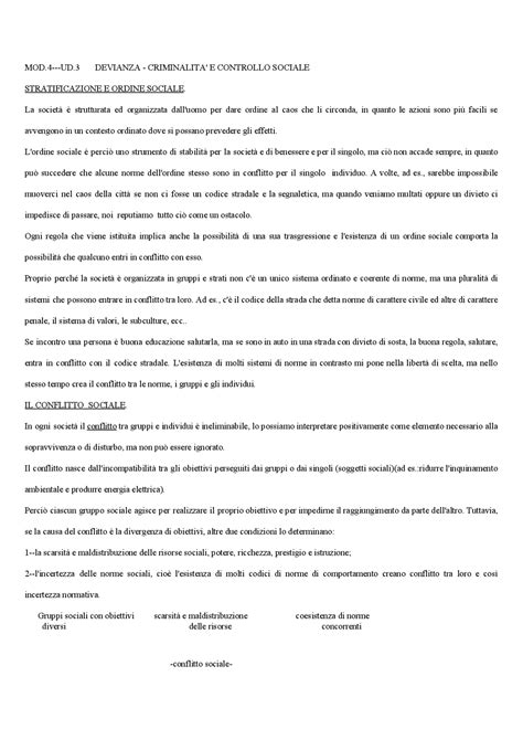 Devianza E Criminalità Docsity