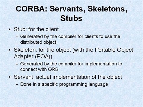 A Comparison Of Corba And Adas Distributed Systems