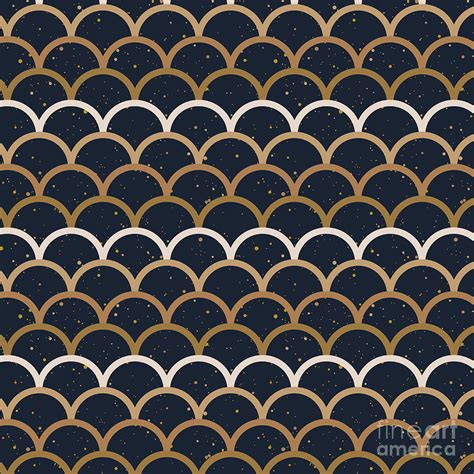 Fish Scale Dark Drawing By Marina Demidova Fine Art America