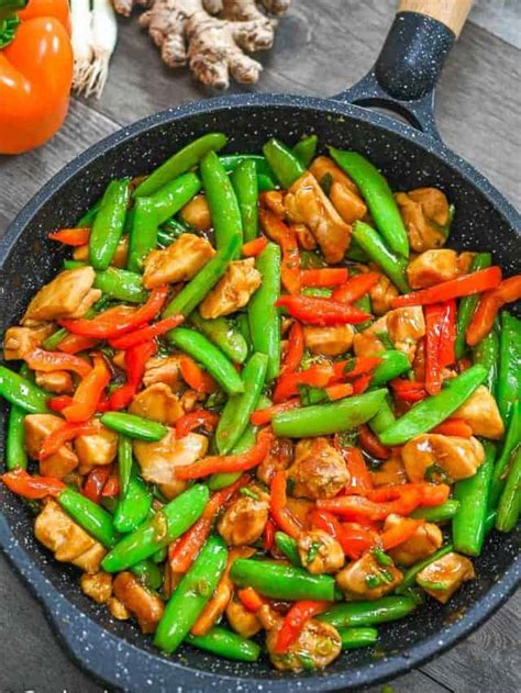 Chicken Snap Pea Stir Fry Cooktoria