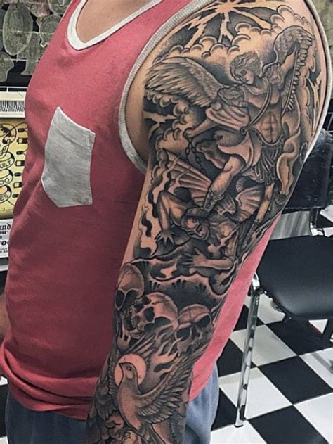 Half Sleeve Tattoos For Men Religious