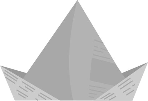 Paper Hat Illustration Vector On White Background 13733125 Vector