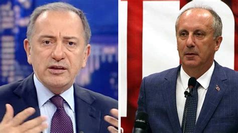 Fatih Altaylı Haftalar önce Muharrem İncenin Gözlerinin Içine Bakarak