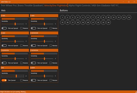 RELEASE SimTrim Analog Trim Wheel Synchronization Application