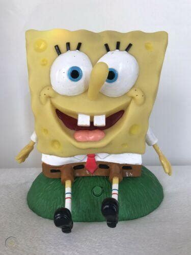 2002 Viacom Singing Dancing Spongebob Squarepants Toy Vintage Gemmy
