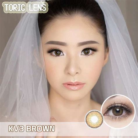 Promo Softlens Toric Lens Toric Kv 3 Brown Cylinder Silinder