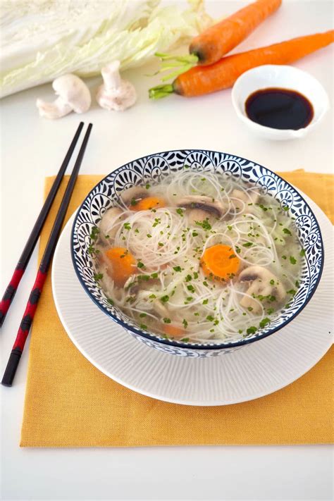 Soupe Chinoise Aux Légumes Et Vermicelles Cuisinez Pour Bébé