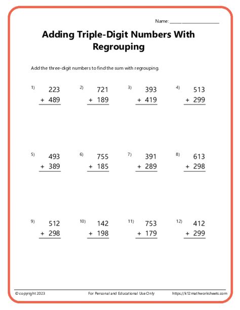 Addition And Subtraction Worksheets