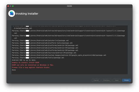 macOS, Android Studio環境でHAXMインストールに躓く2021