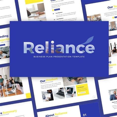 Reliance Business Presentation PowerPoint Template Business Plan