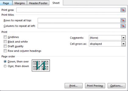 Print In Microsoft Excel