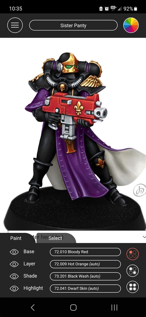Final Sisters Of Battle Color Scheme Uajaxasleep