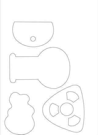 Brinquedo Educativo de Feltro Molde Gratis Molde para Artesanato Faça você mesmo