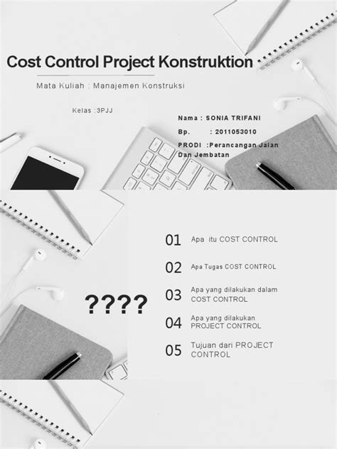 Cost Control Project Kontruktion Pdf