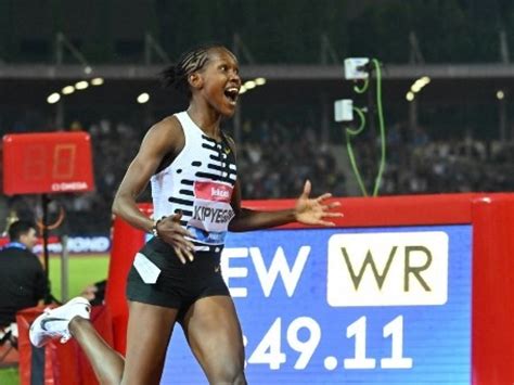 Kenyas Kipyegon Claims 1 500m World Record Glory Rthk