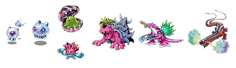 Shellmon Full Evolution Line By Trueultimaxthetamer On Deviantart