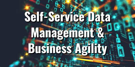 Driving Business Agility With Self Service Data Management