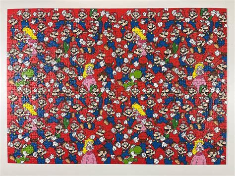 Super Mario Challenge Puzzle 1000 Pieces Ravensburger Rjigsawpuzzles
