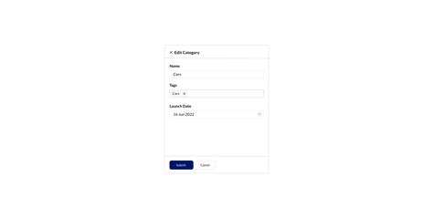 Edit Subcategory Product Knowledge Base