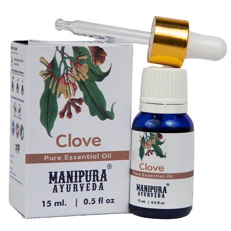 Manipura Ayurveda Aromatherapy Clove Essential Oil 15 Ml Manipura