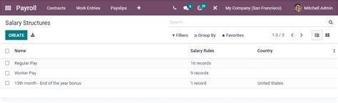 Salary Structures In Odoo 15 Payroll Odoo Enterprise Book