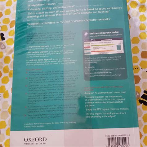 Organic Chemistry Jonathan Clayden Nick Greeves Amd Stuart Warren