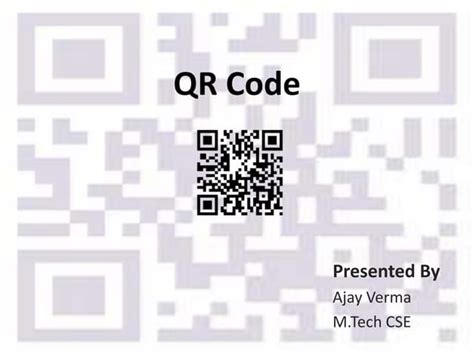 qr code ppt
