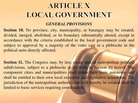 The 1987 Constitution Of The Republic Of The Philippines Article X
