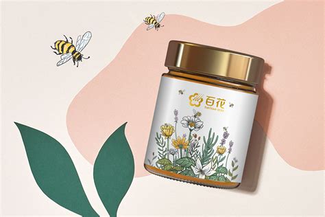 百花 蜂蜜插画包装设计graphic Designpackaging狼耕创意设计original作品 站酷zcool