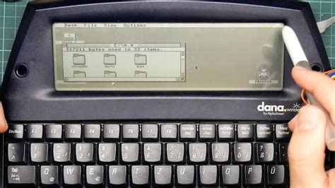 See The Atari Gem Desktop Running On A Portable Word Processor Thing