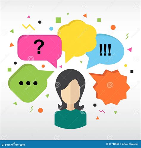Icono Del Vector De La Burbuja Del Discurso Ilustración Del Vector