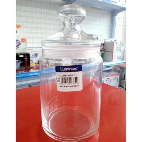 Jual Toples Kaca Luminarc Club Clear Jar Polos 1 L 1L 1 Liter