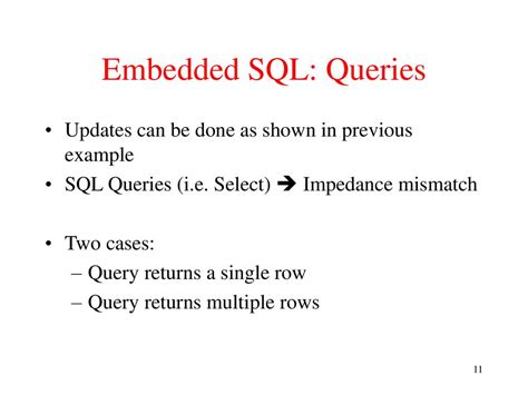 Embedded Sql Chapter Ppt Download