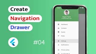 Navigation Drawer Tutorial In Flutter How To Create Navigation Drawer