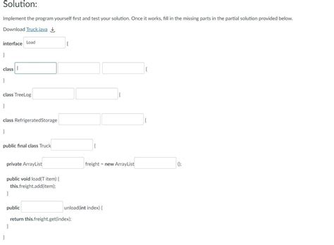 solved this assignment helps to learn how to use generics in
