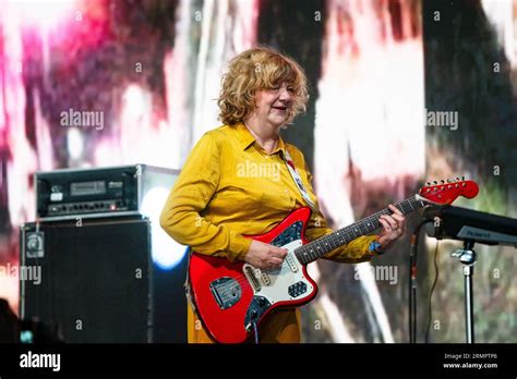 Raincoats Music Legend Gina Birch At Green Man Festival In Wales Uk